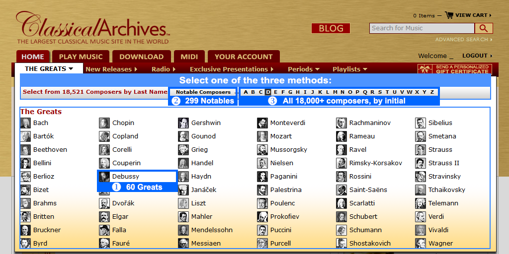 Classical Archives Tutorials