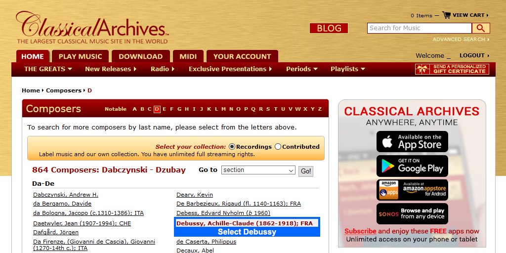 Classical Archives Tutorials