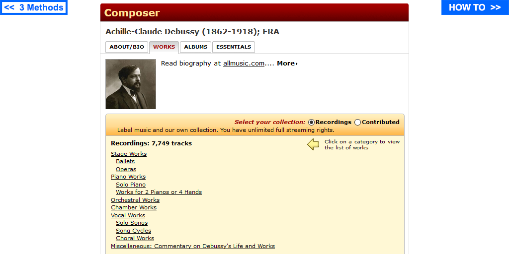 Classical Archives Tutorials